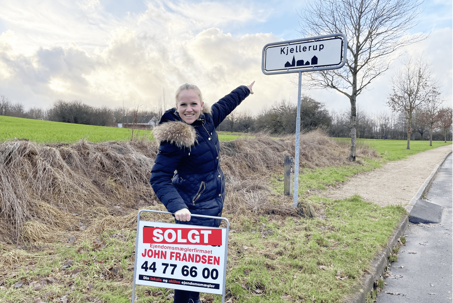 Kjellerup – Ejendomsmæglerfirmaet John Frandsen