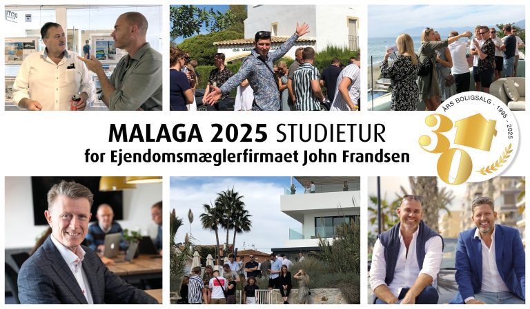 Studietur til Malaga for John Frandsens medarbejdere – Ejendomsmæglerfirmaet John Frandsen